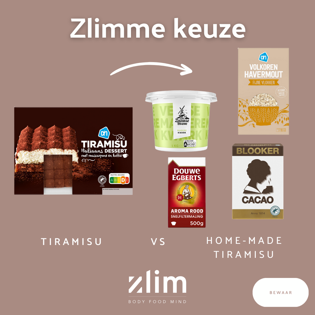 Gezonde tiramisu - Zlim